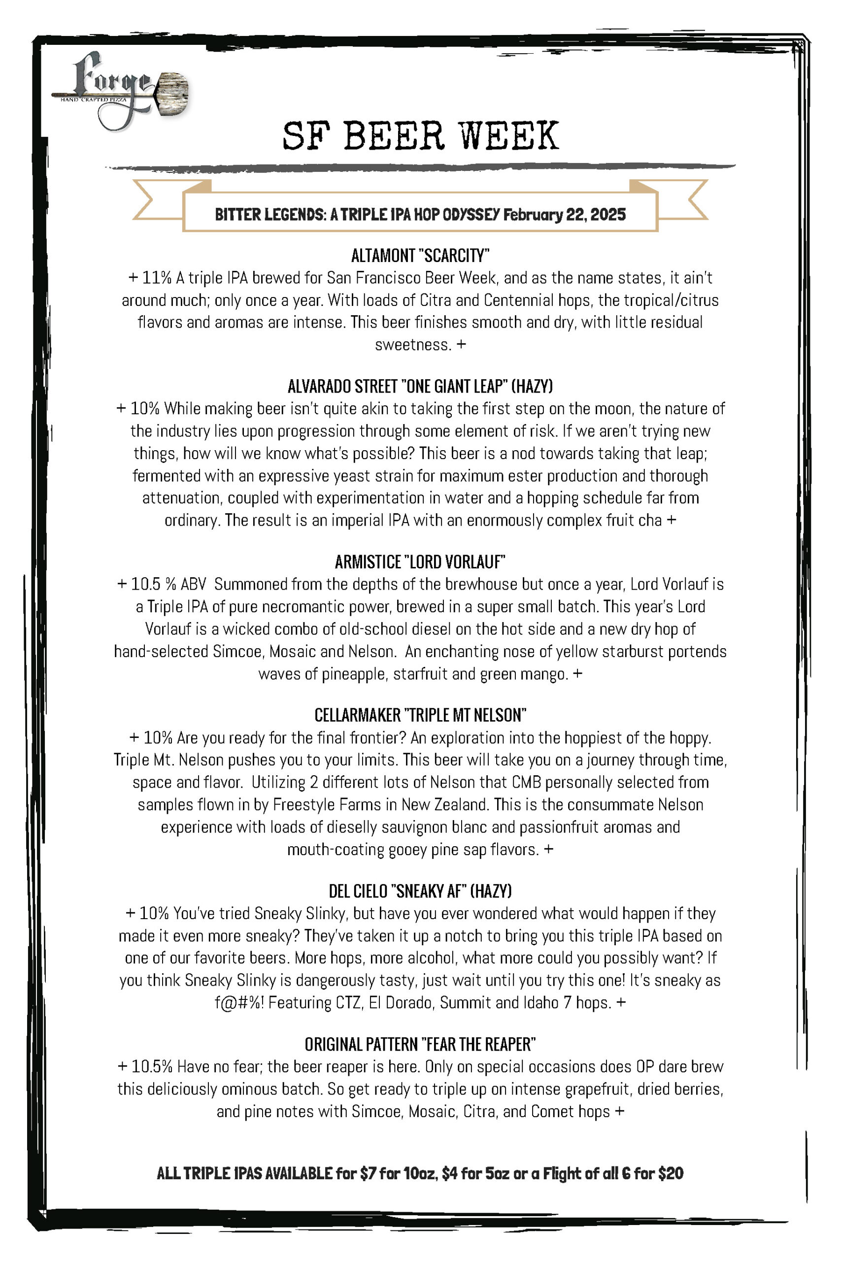 The Forge | Restaurant | Oakland | Napa – The Forge | Handcrafted Pizza